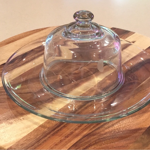 Princess House | Dining | Princess House Vintage Crystal Domed Cheese ...